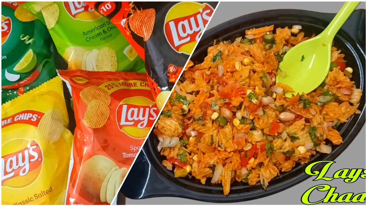Lays Cocktail Bhel Easy snack Lays Chaat Evening snacks Lays Chat ...