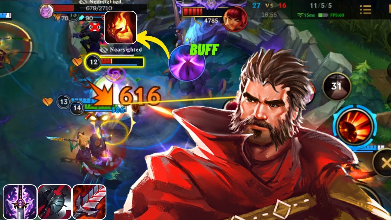 WILD RIFT - GRAVES JUNGLE BUFF NIMBUS CLOAK IS SUPER STRONG | 망토 버프는 숲의 ...