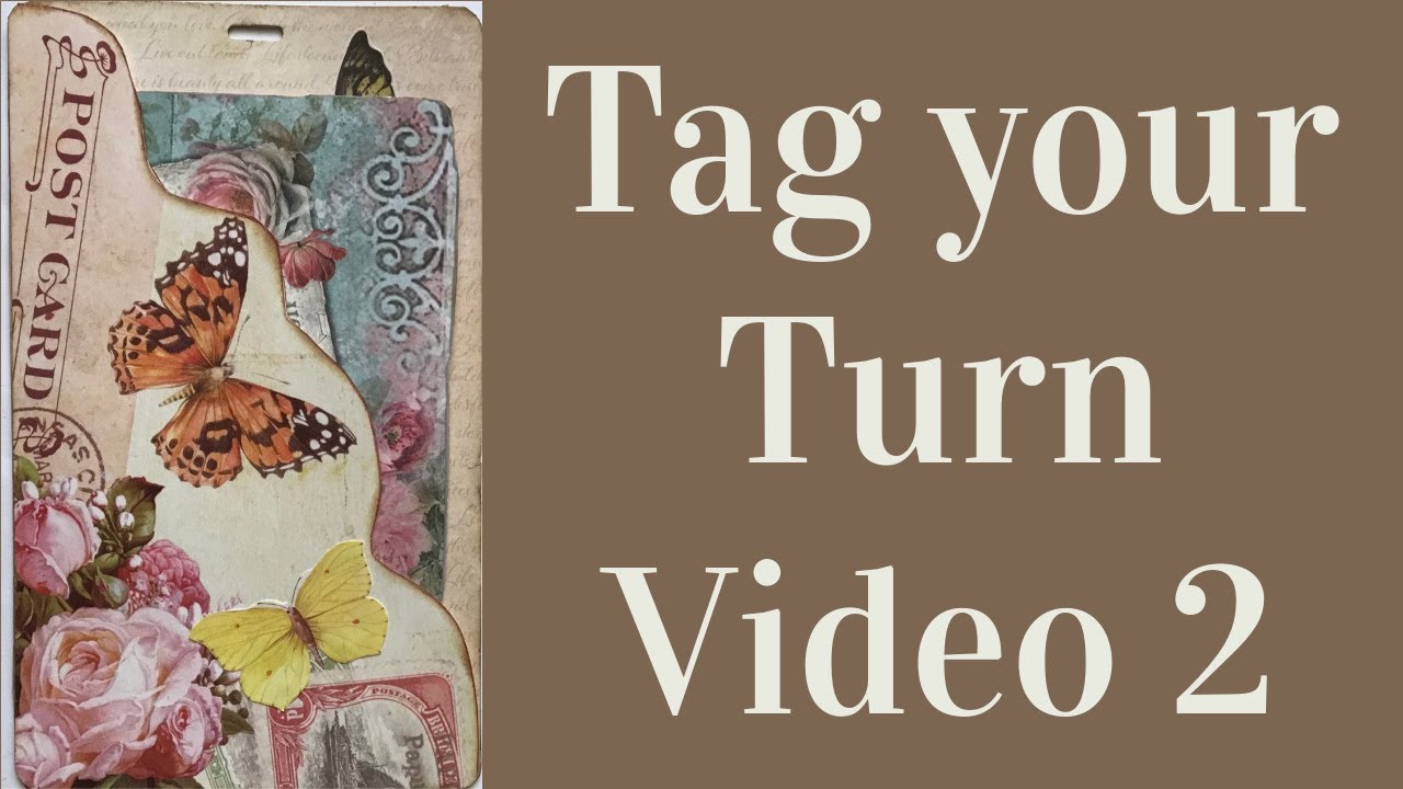 (19) Tag your Turn Second Video Scrapbooking with Nilda #Scrapbooking # ...
