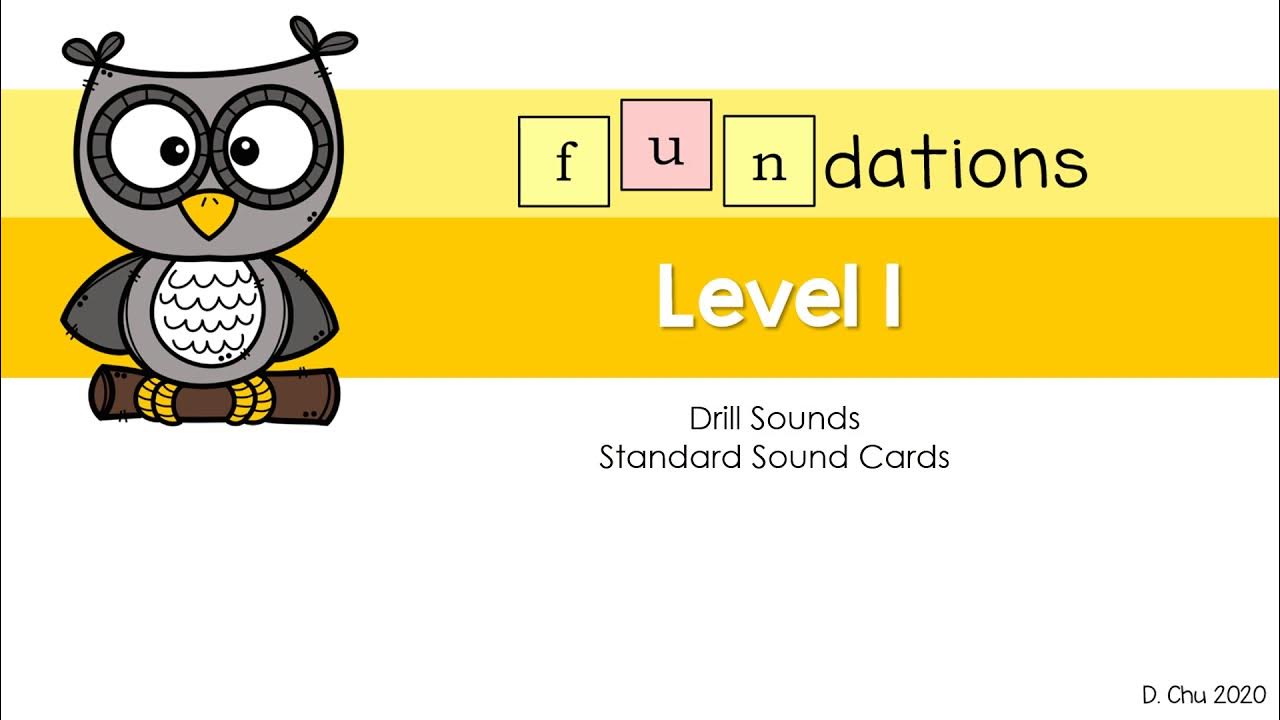 Fundations drill - Standard Sound cards - YouTube