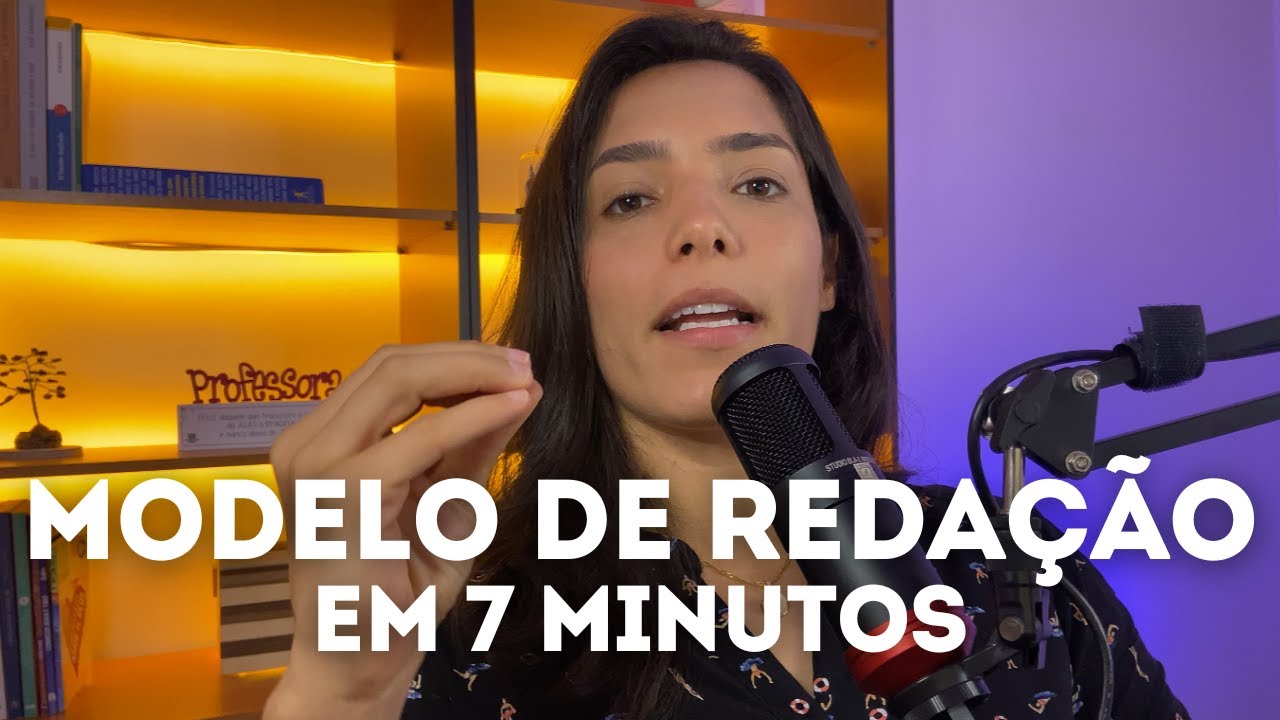 MODELO DE REDAÇÃO PARA CONCURSO PÚBLICO (PASSO A PASSO) - YouTube