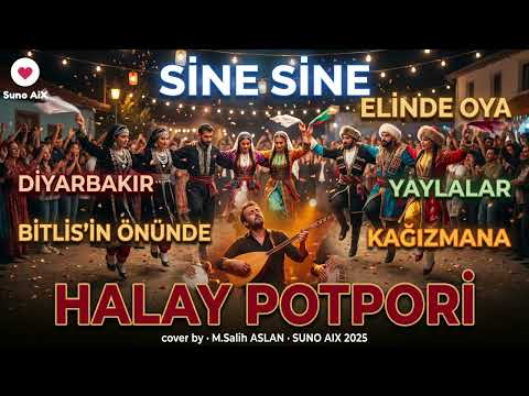 Sine Sine ✦ Elinde Oya ✦ Diyarbakır ✦ Yaylalar ✦ Bitlis 🥁 Halay Potpori | AI Cover 2026