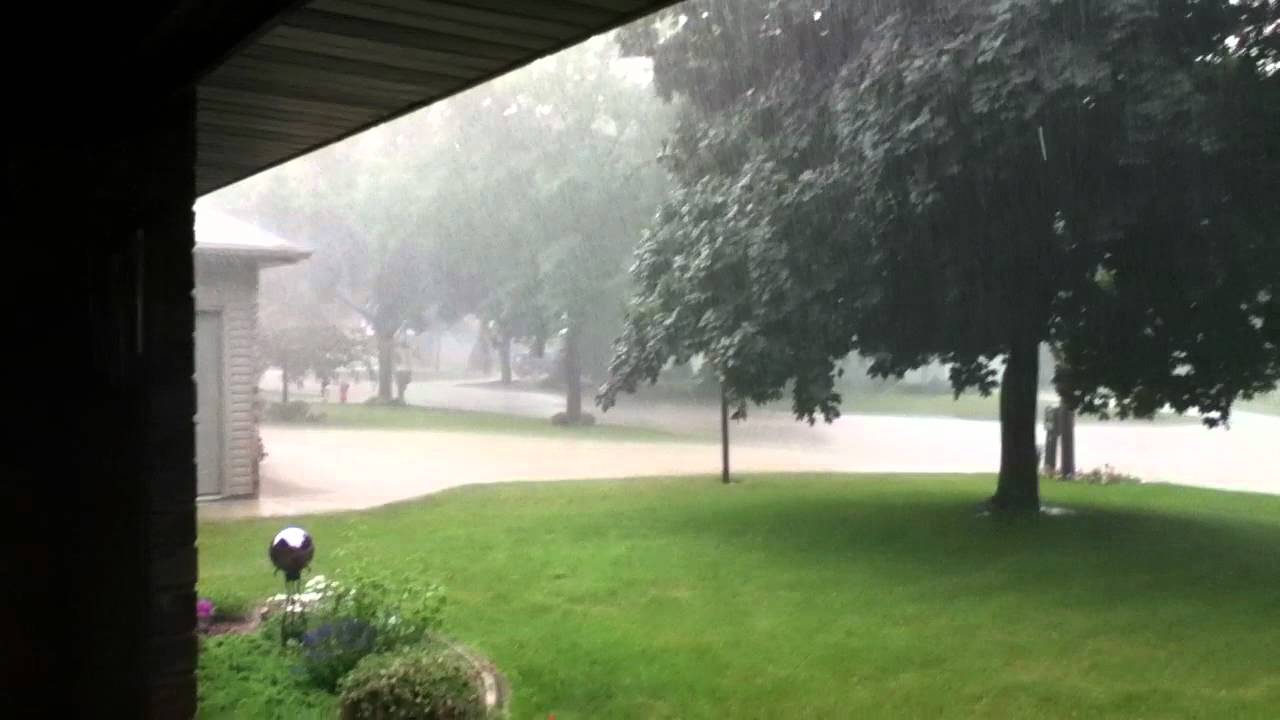massive rain storm - YouTube