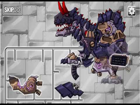 Transform dino robot carnotaurus flash game play about 3minutes - YouTube