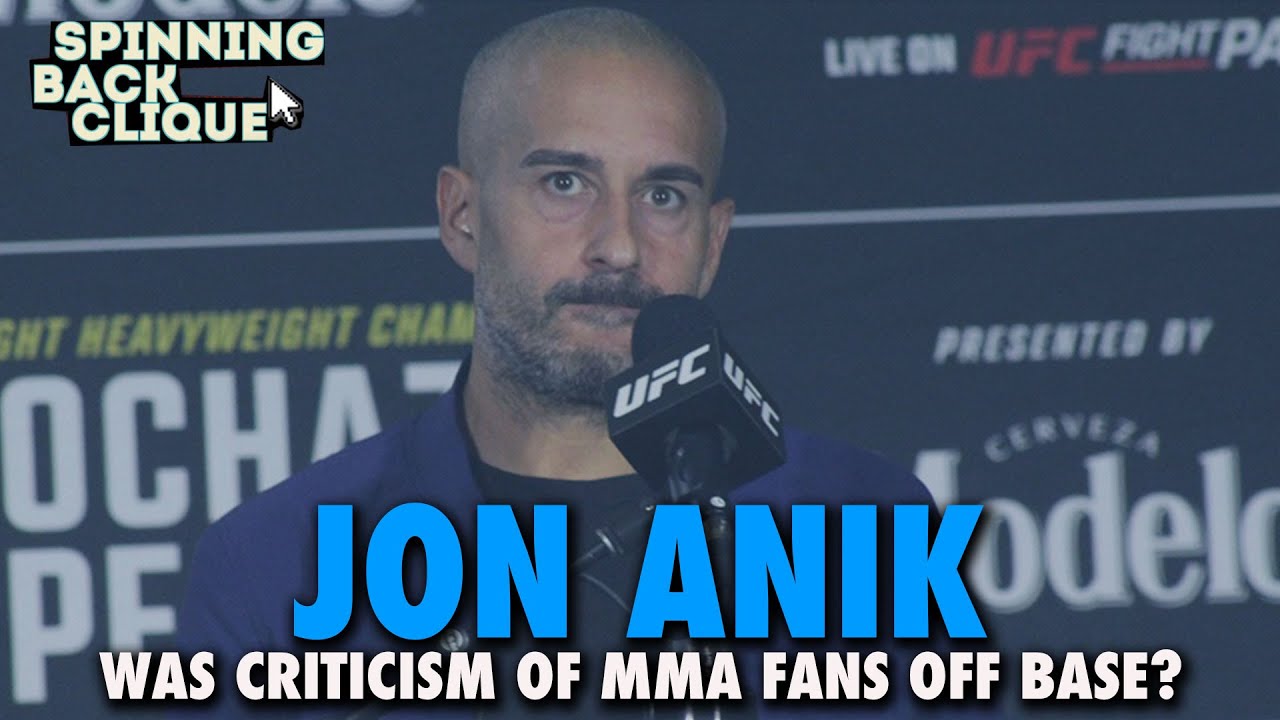 Was Jon Anik's Criticism of MMA Fan Base, And Apology, Fair or Foul ...