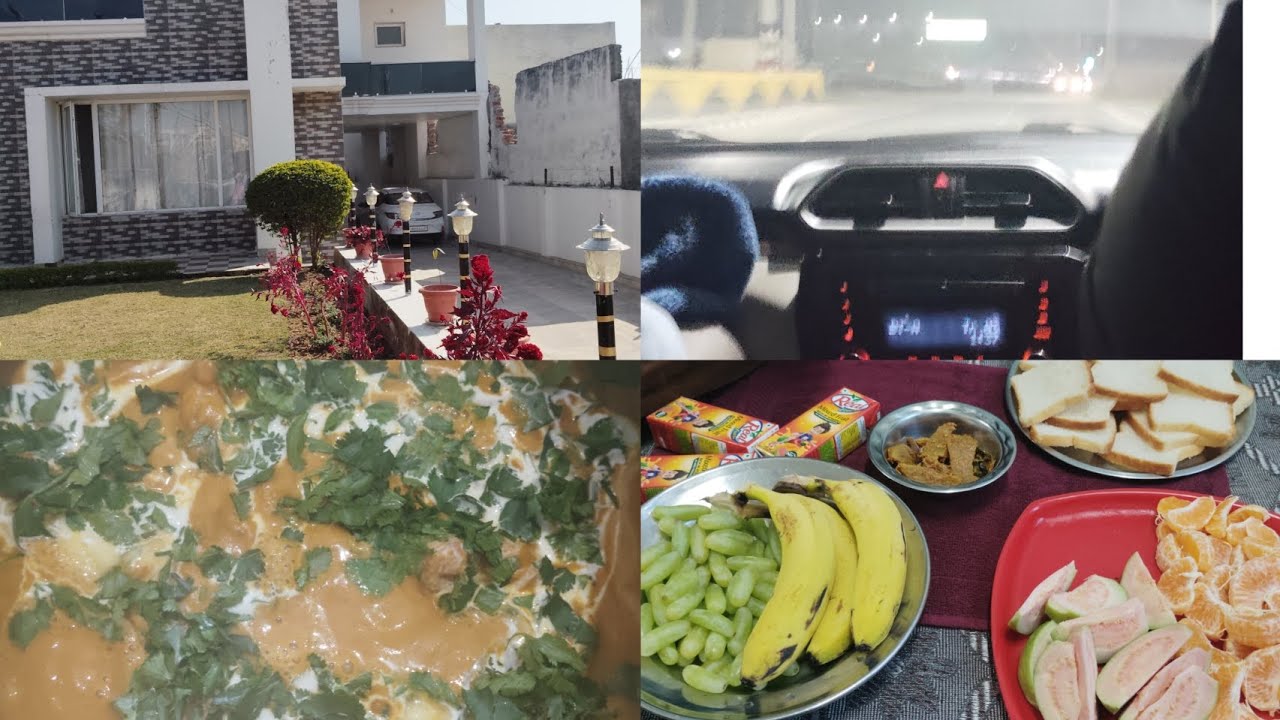 back to chandigarh(🚘)//Aaj hamara Roza tha (iftari) Mehak tariq vlog ️💖 ...