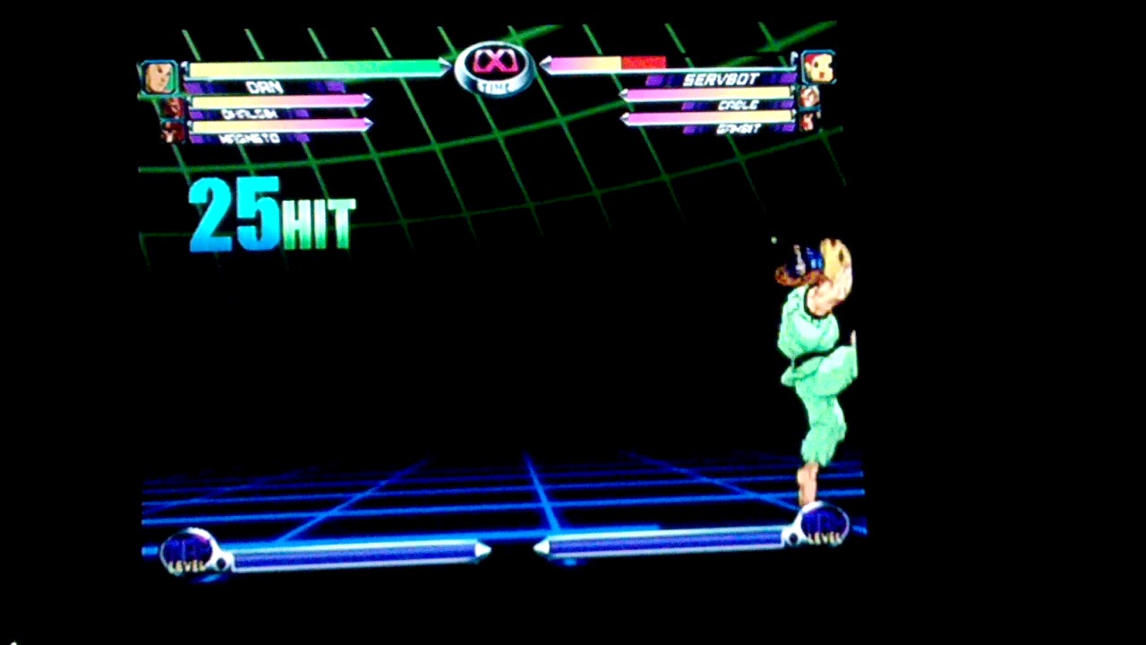 MvC2: Dan FS Infinite vs Servbot (Corner) - YouTube