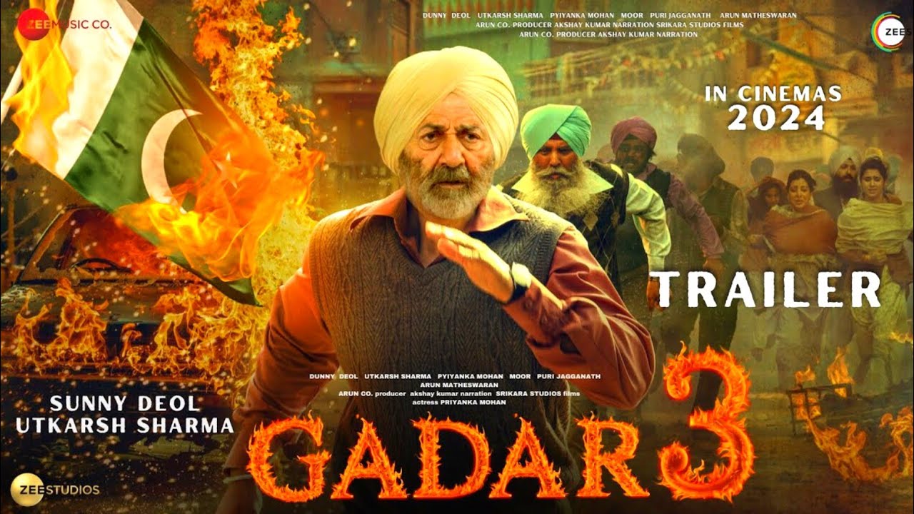 Gadar 3 - Official Teaser | Sunny Deol | Utkarsh Sharma, Simrat Kaur ...