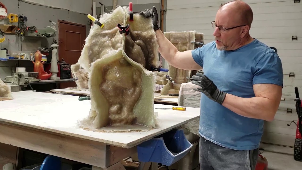 Fiberglass Friday (sort of). Revealing parts of finished glass projects ...