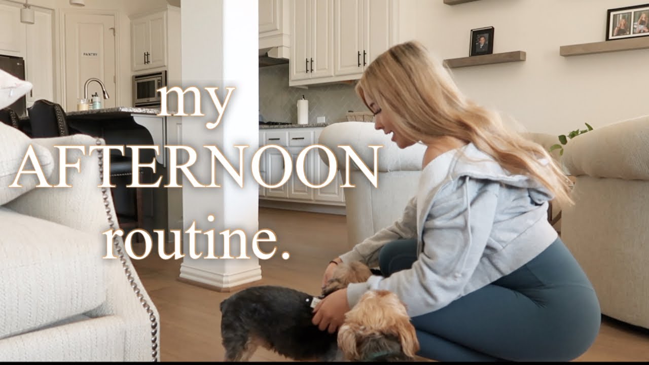 my AFTERNOON routine | PRODUCTIVE & BUSY - YouTube