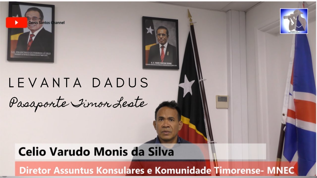Levanta Dadus ba Pasaporte TL iha Timor Leste Embassy - London - YouTube