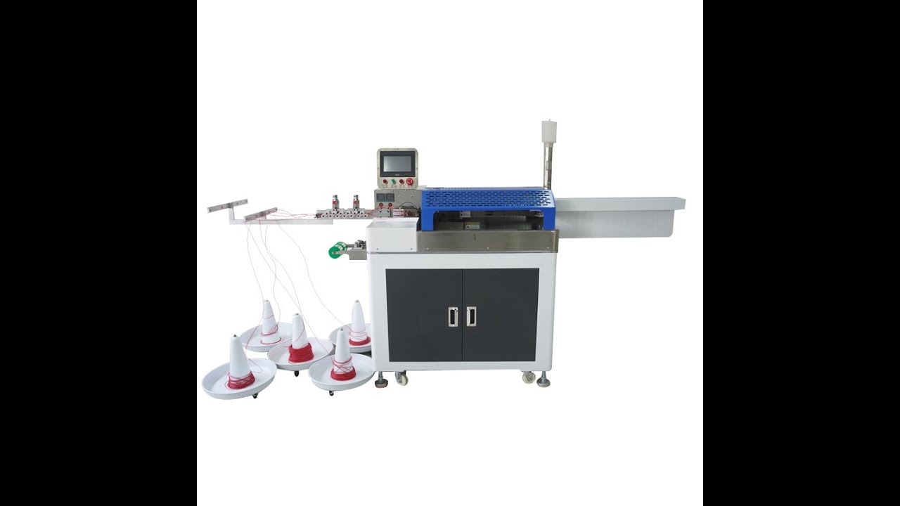 Full automatic wire stripping tinning machine - YouTube