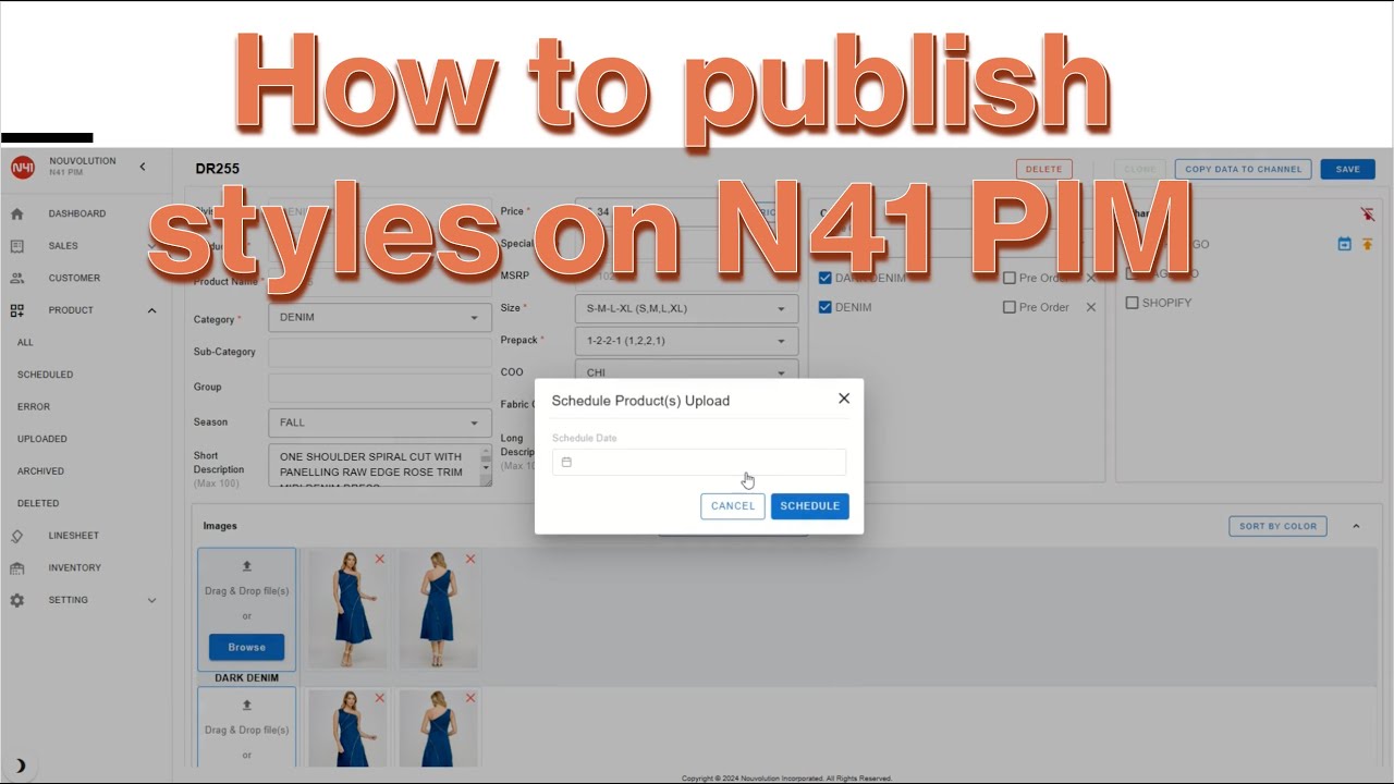 N41 PIM: How to Publish Styles - YouTube