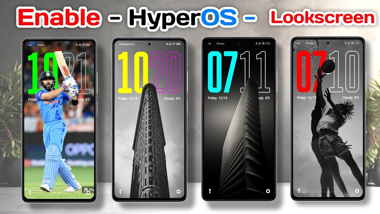 Install HyperOS Lockscreen Look On Any Redmi Poco & Xiaomi Device - NO ...