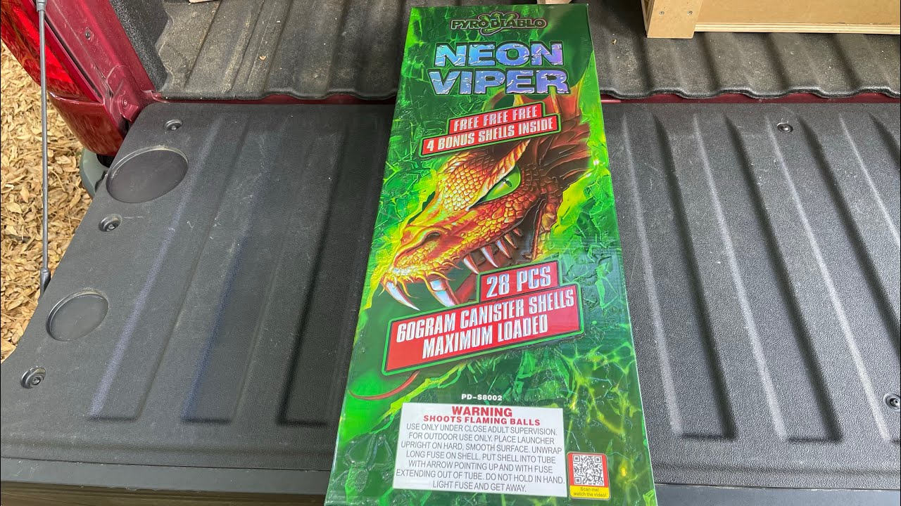 Pyro Diablo ~ Neon Viper Canister Shells! - YouTube
