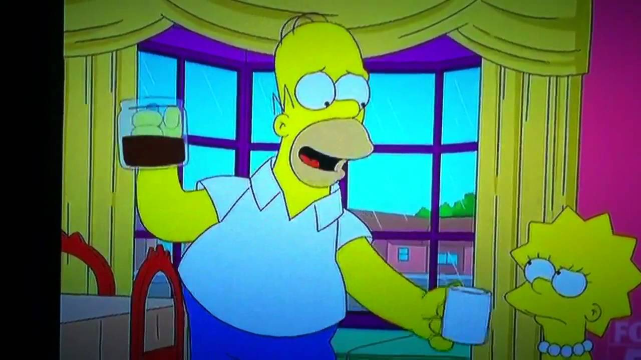 The Simpson's- Grandpa's Coffee - YouTube