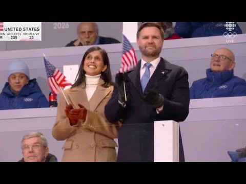 JV Dance and wife booed at Olympic Opening Ceremony