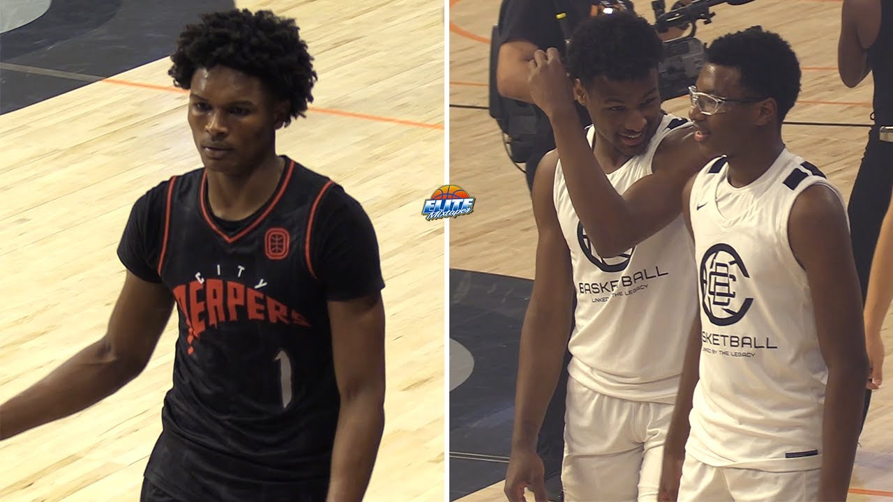 Amen Thompson VS Bronny James! #4 Pick In The NBA Draft - YouTube