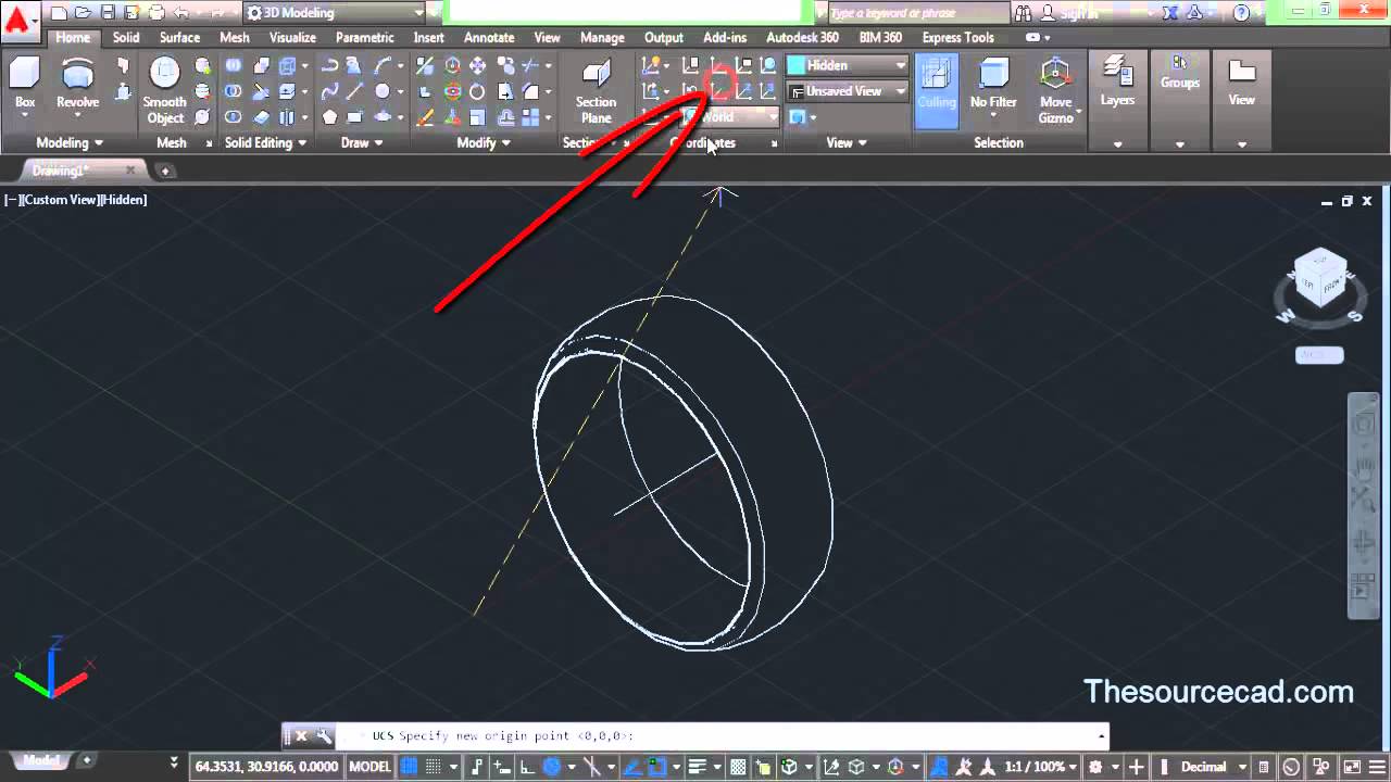 3D modelling Tire in AutoCAD - YouTube