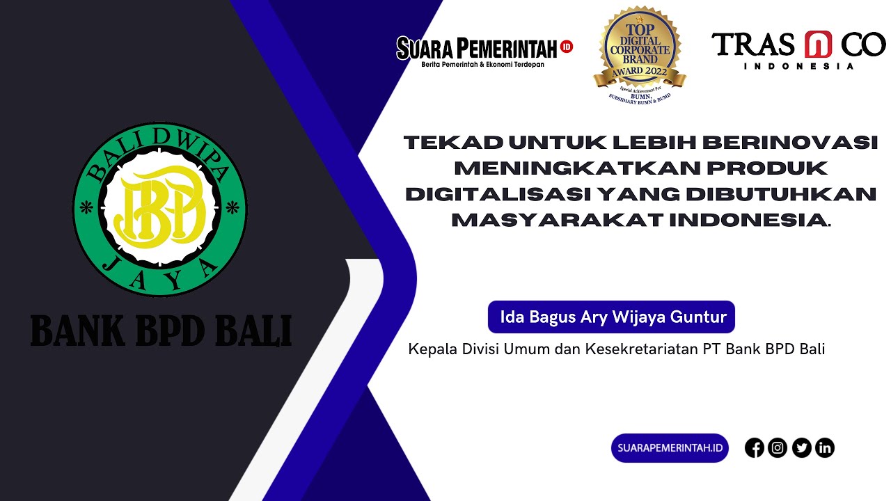 BPD BALI BERTEKAD UNTUK LEBIH BERINOVASI MENINGKATKAN PRODUK ...