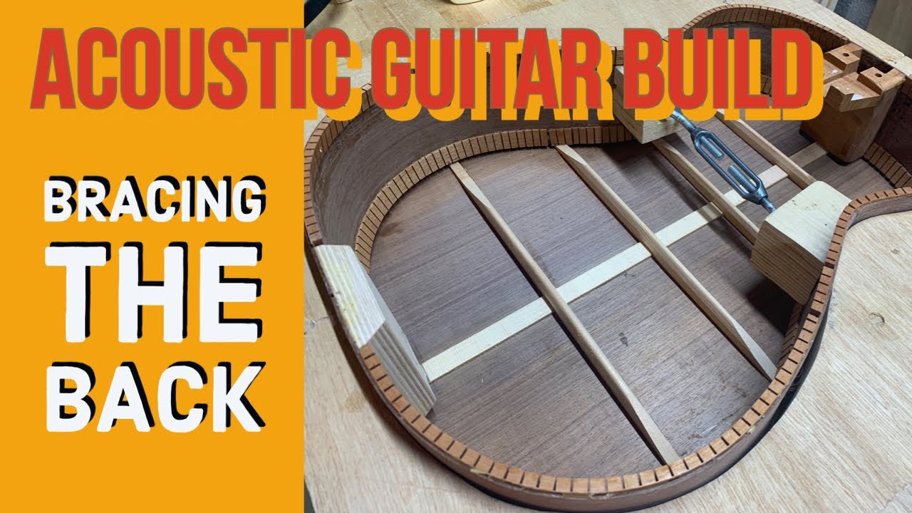 Acoustic Guitar Build - Bracing The Back - YouTube