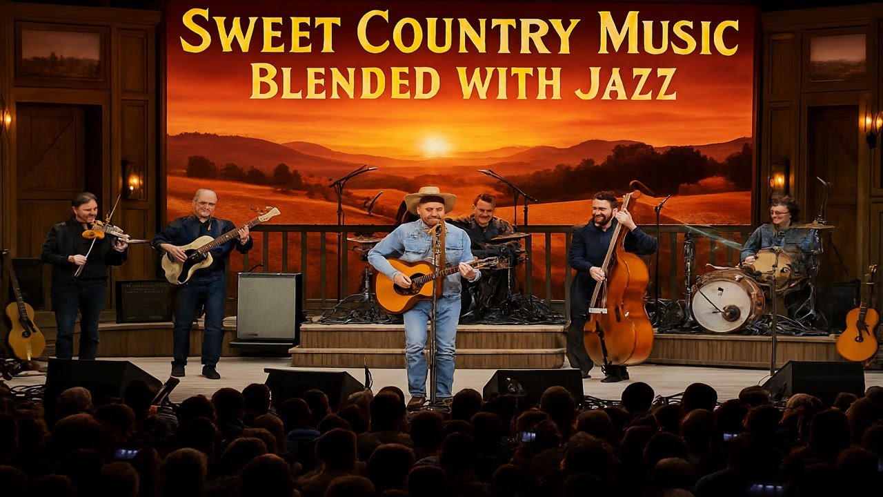 Sweet Country Music Blended With Jazz For Studying|Calming & Relaxation ...