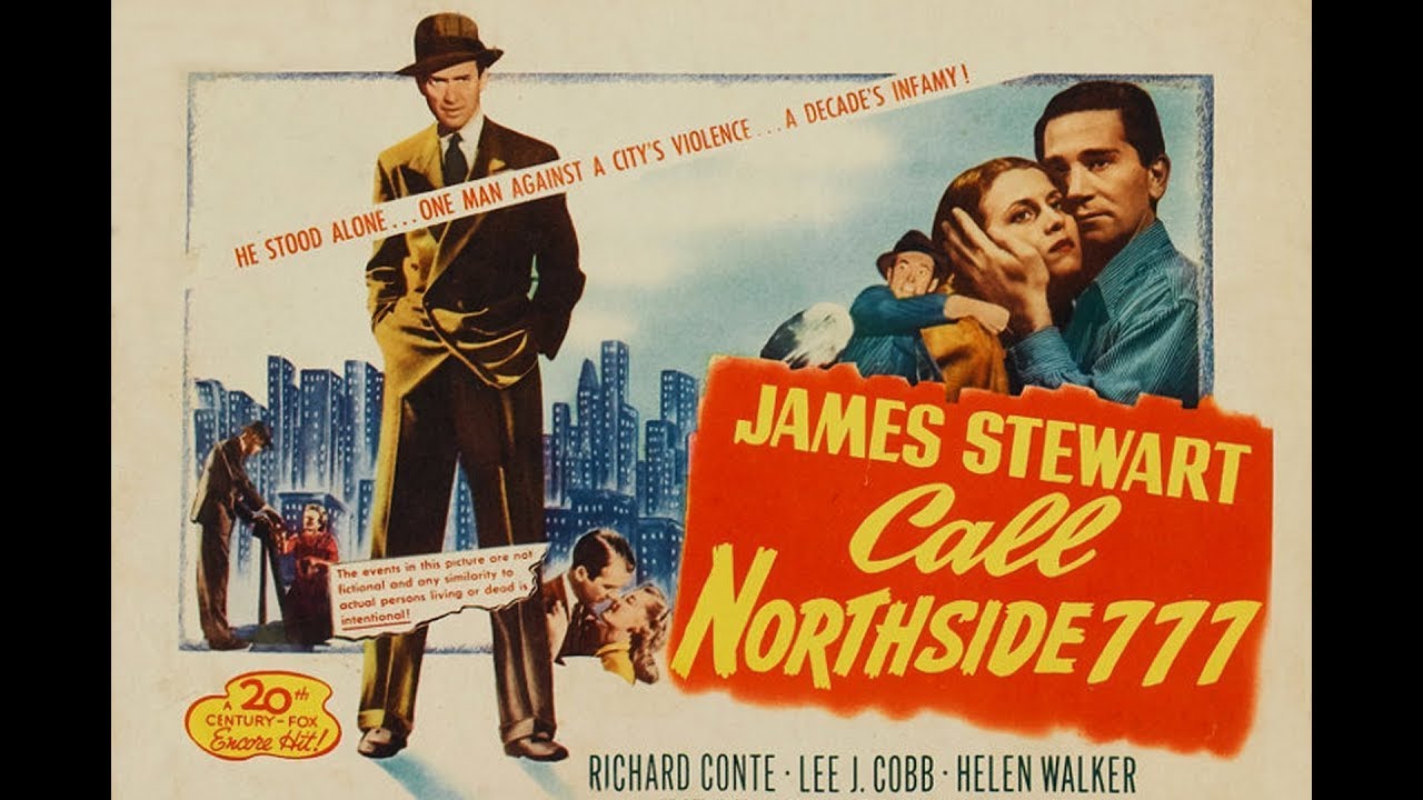 Call Northside 777 - 1948 | James Stewart, Richard Conte | Drama, Film Noir, Classic Movie - YouTube