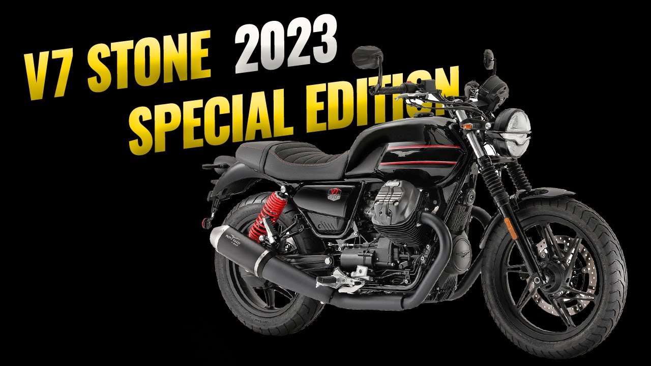 2023 Moto Guzzi V7 Stone Special Edition First Look! - YouTube