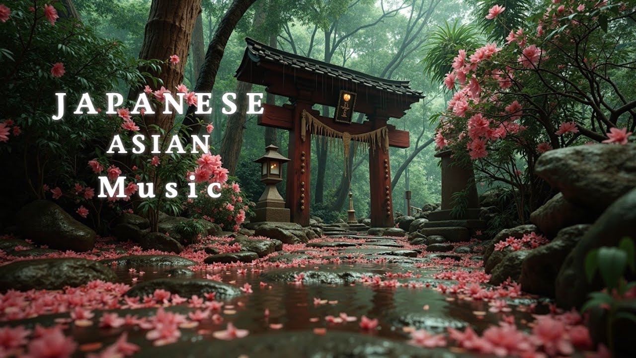 Immerse in Calmness Peaceful Torii Gate Forest Trail Relaxing Japanese ...