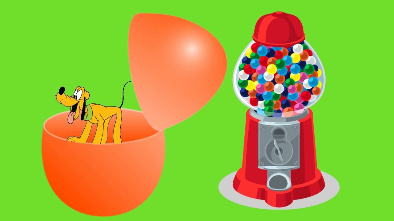 Gumball machine surprise eggs toys Inside Out Spongebob huevos sorpresa ...