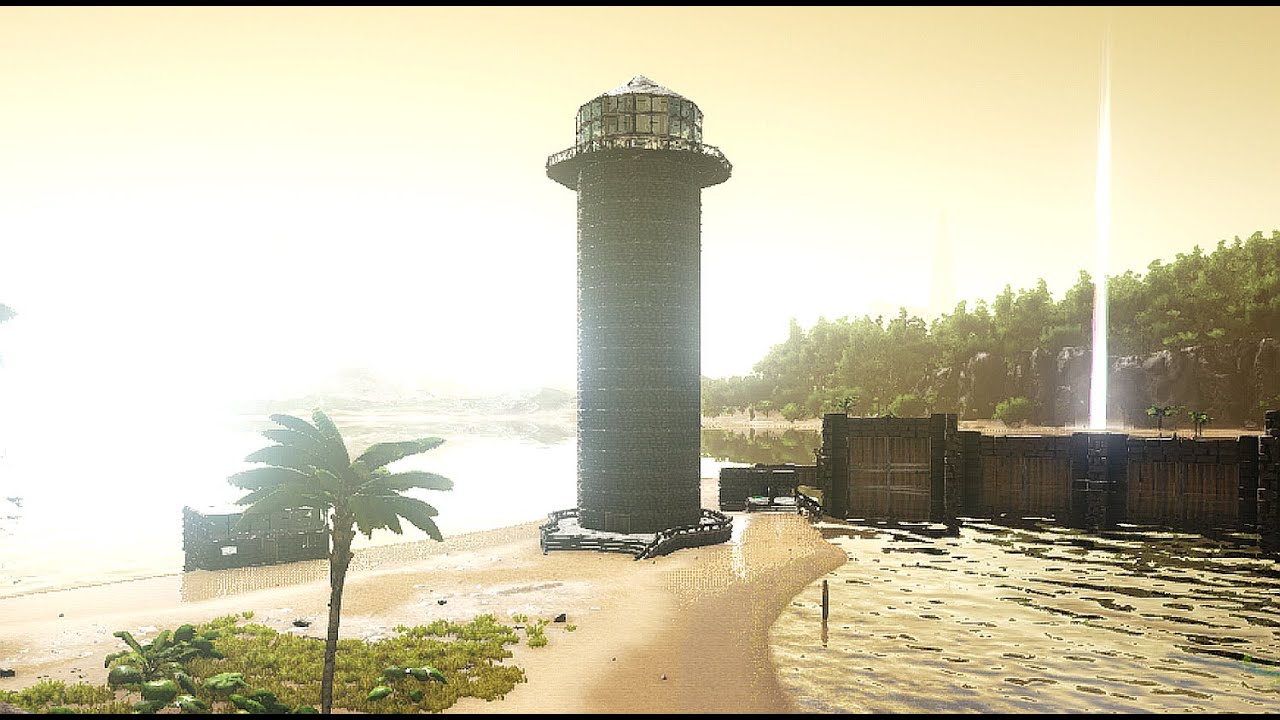 Lighthouse Build on The Island - Ark: Survival Evolved - No Mods - YouTube