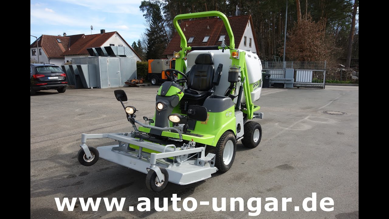 Grillo FD1100 Allrad 4x4 Diesel Großflächenmäher Rasenmäher mit Hochentleerung www.auto-ungar.de ...