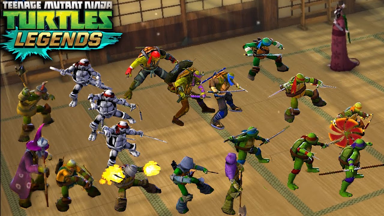 #TMNT SPLINTER TEACHES TURTLES. Teenage Mutant Ninja Turtles gameplay ...