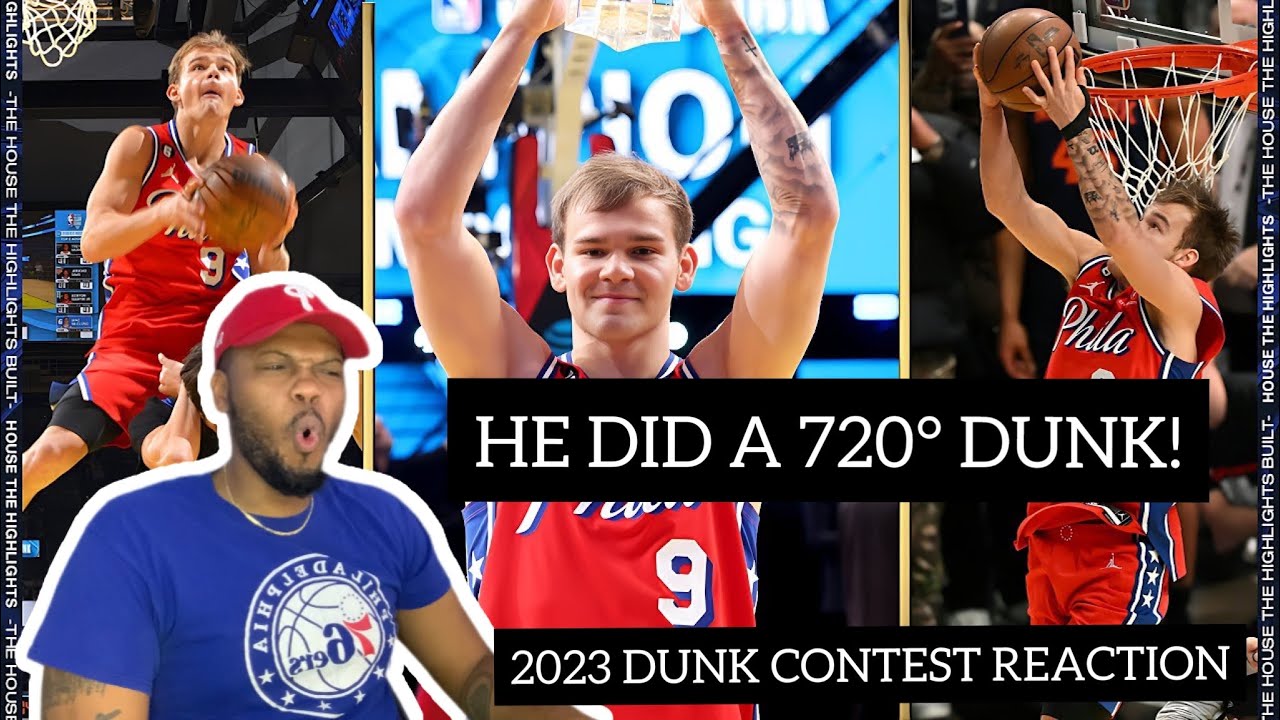 A 720° DUNK!? 2023 Dunk Contest Reaction By Eldric 💔 Valentine - YouTube