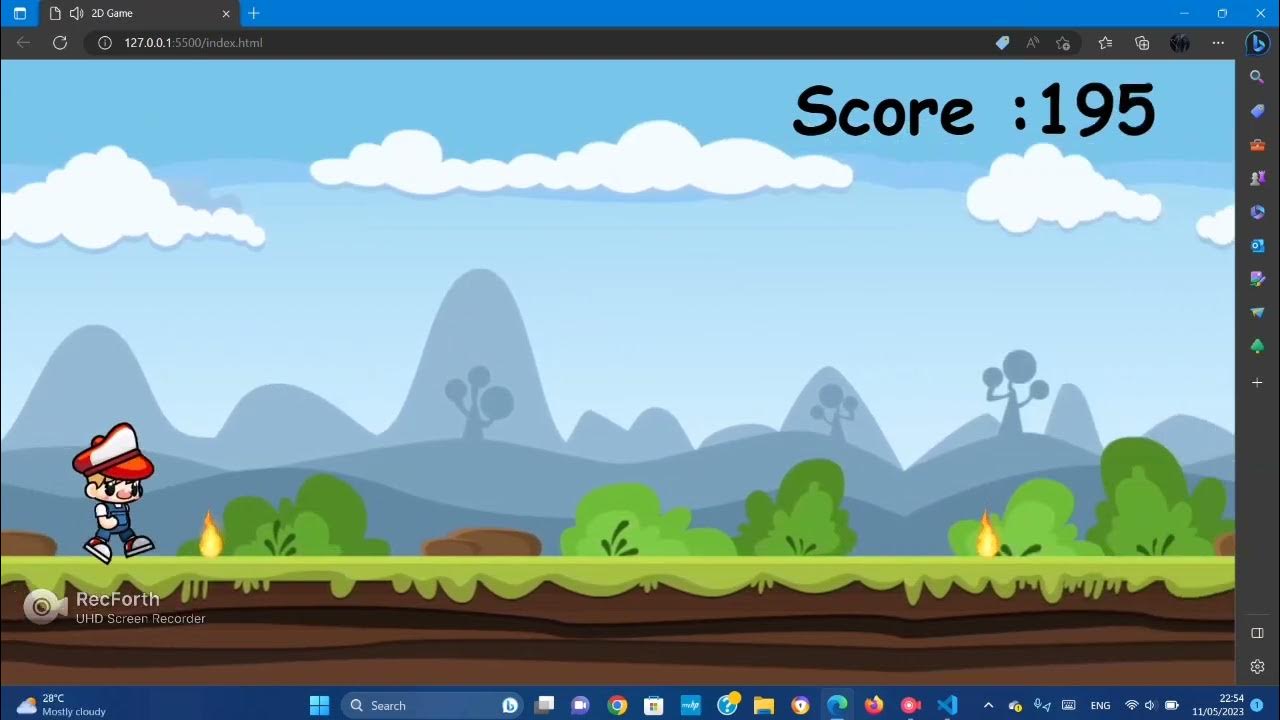 RED HAT BOY | 2D Game | Java Institute | Selection Programme - YouTube