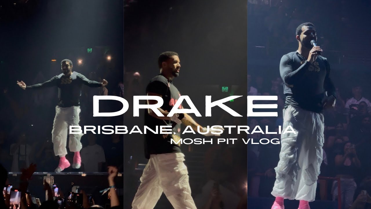 Drake Anita Max Win Tour Brisbane | Inside The Moshpit Vlog - YouTube