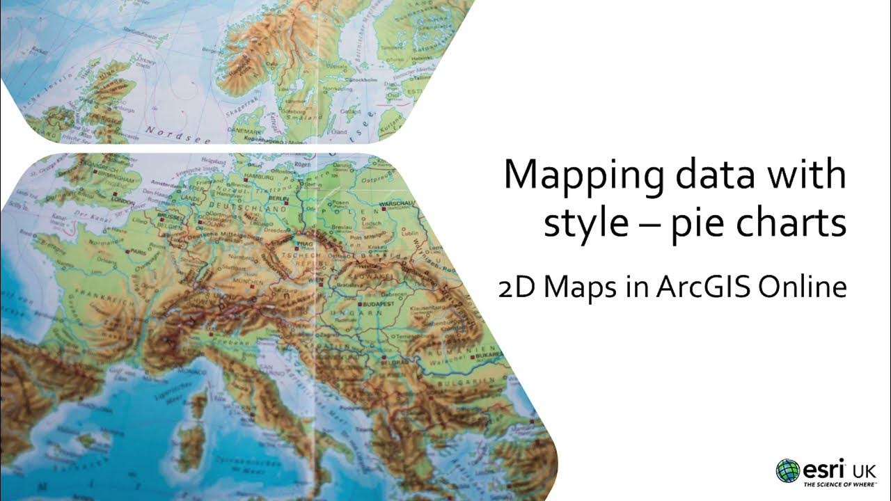2D Maps in ArcGIS Online - Map with pie charts - YouTube
