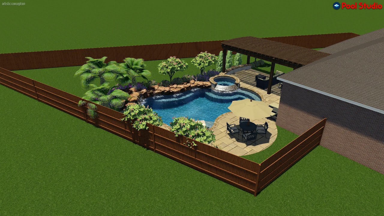 Hawkins Family Pool Design - YouTube