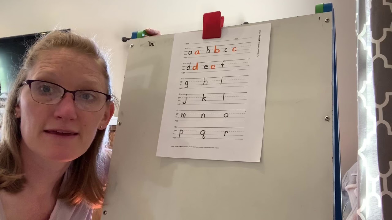 Writing letters together - YouTube