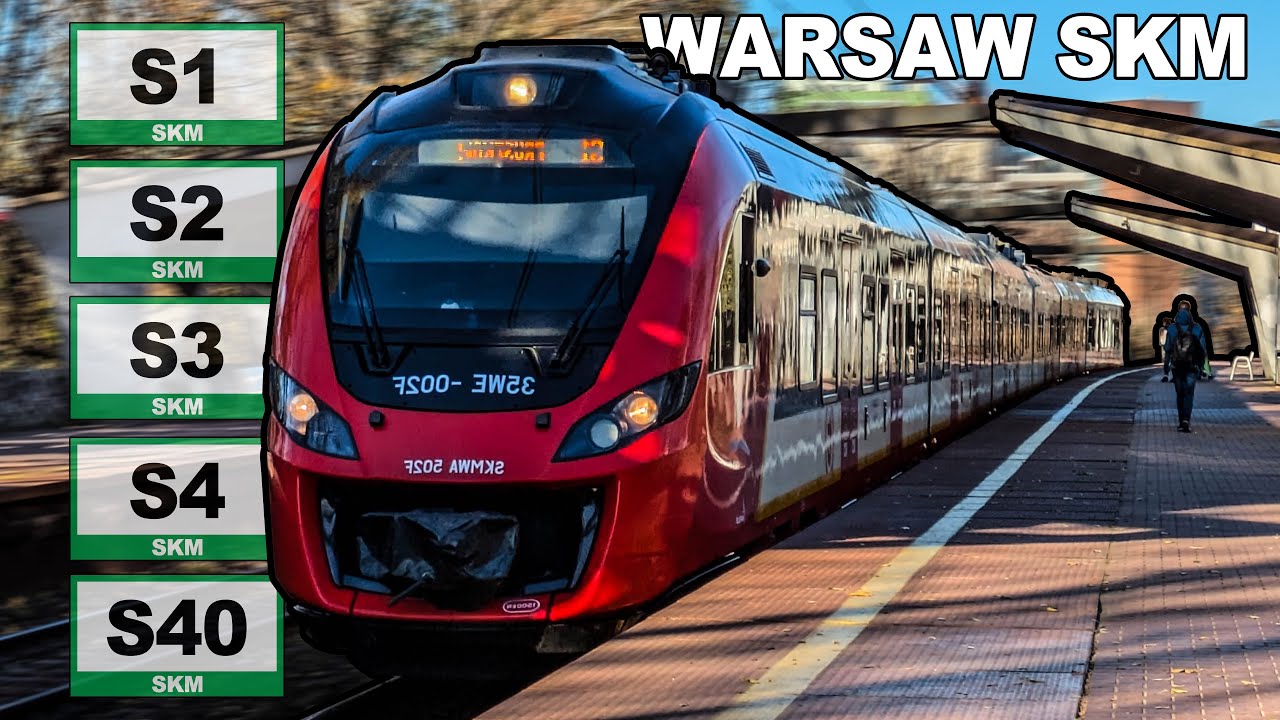 🇵🇱 Warsaw SKM / Warsaw S-Bahn - All the Lines (S1/S2/S3/S4/S40) (2024) [4K] - YouTube