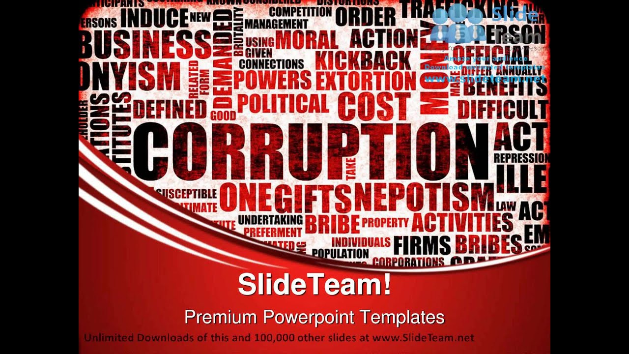 Corruption Business PowerPoint Templates Themes And Backgrounds Graphic ...