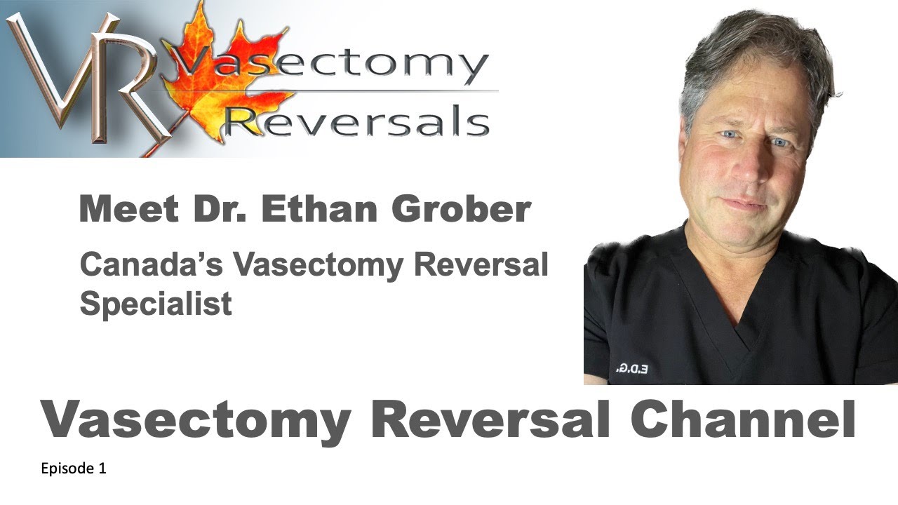 Meet Dr. Ethan Grober - Vasectomy Reversal Channel Ep1 - YouTube