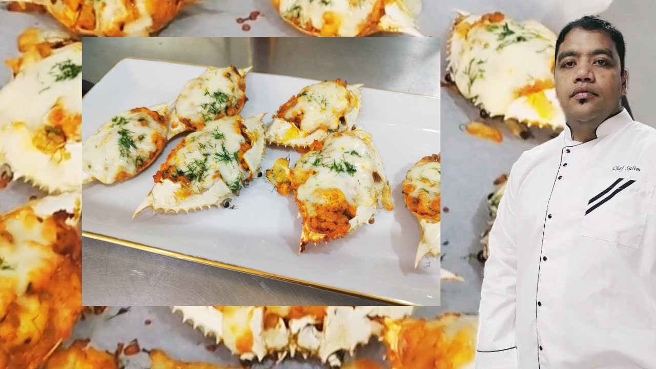 STUFFED CRAB/ CRAB BACK /Recipe Restaurant style /Easy cooking| Mallick ...