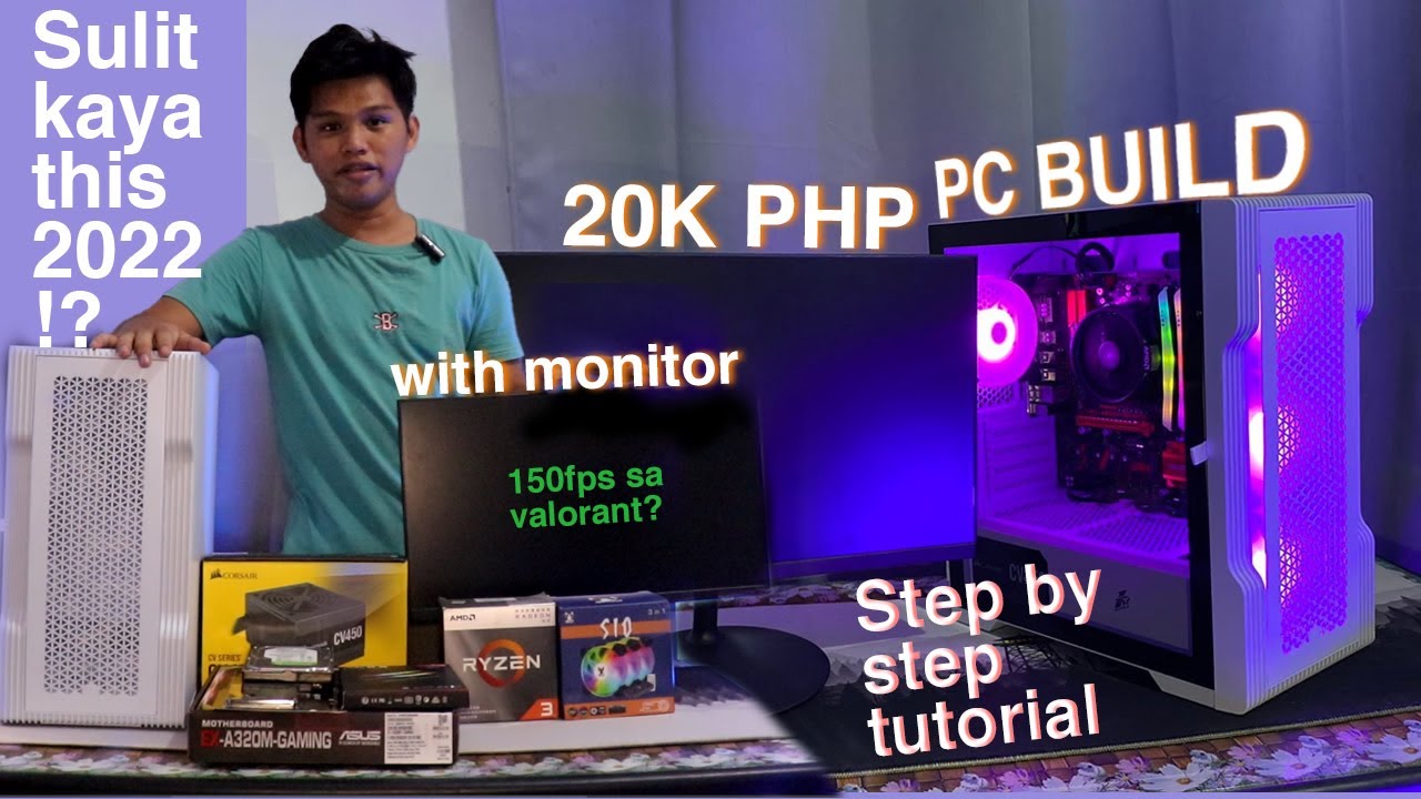 20K BUDGET RYZEN PC BUILD WITH MONITOR! KAYA BA THIS 2022!? Step by ...