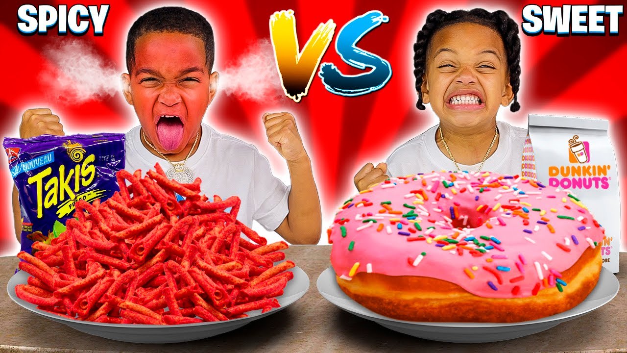 SWEET VS SPICY FOOD CHALLENGE 🌶️ - YouTube