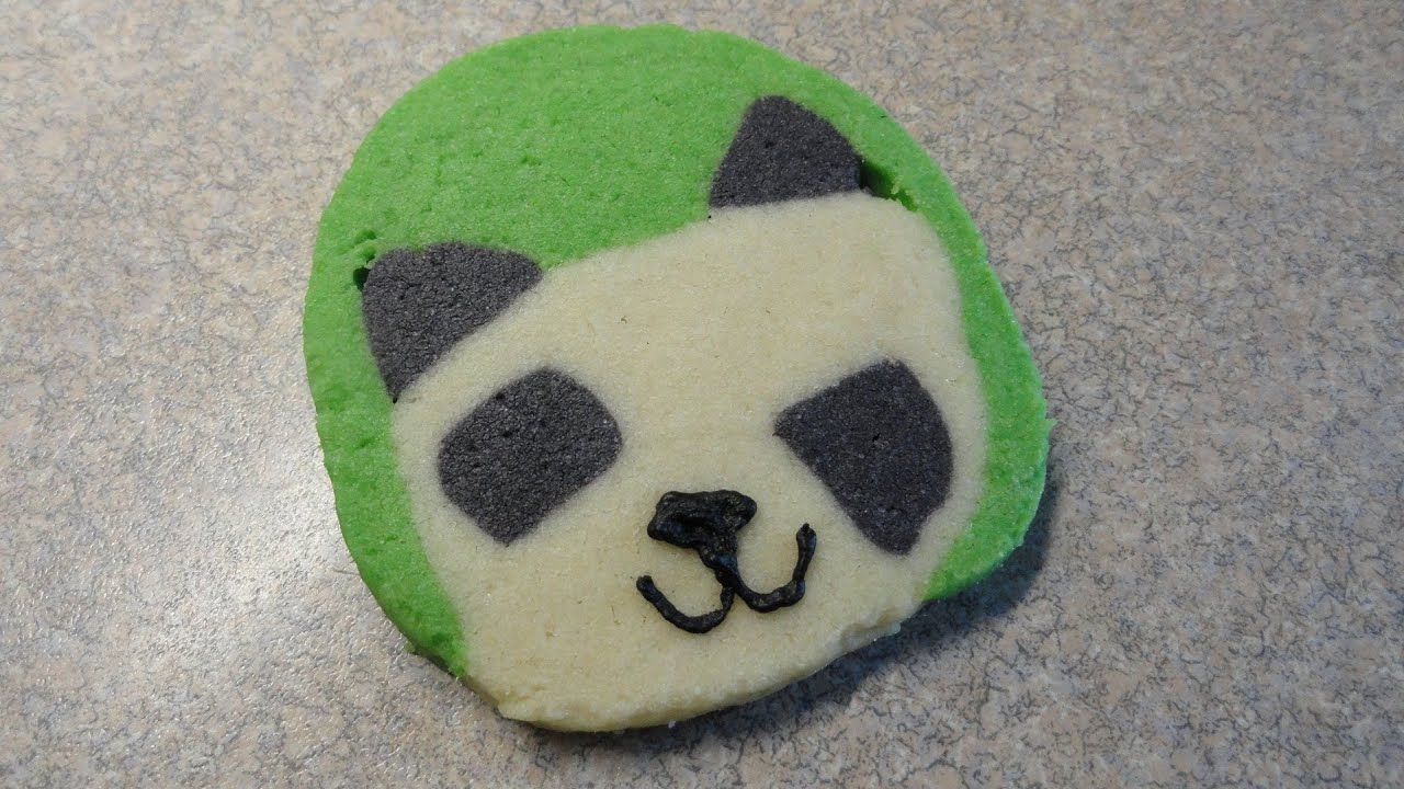 How to make panda cookies - YouTube