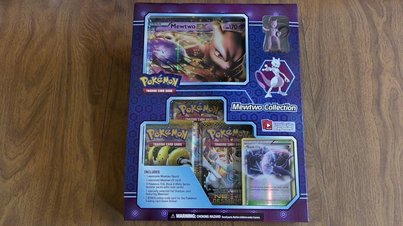 Mewtwo Collection Box Opening - YouTube