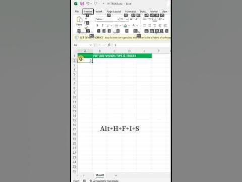 How to Insert Serial Number in Excel Automatically | 🔥🤯 #shorts #excel - YouTube