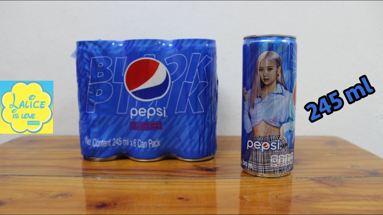 [REVIEW] ROSÉ - PEPSI X BLACKPINK 245ml "LIMITED EDITION" [THAILAND ...