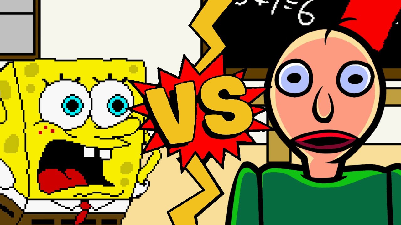 M.U.G.E.N Battles | SpongeBob vs Baldi | SpongeBob SquarePants vs Baldi ...